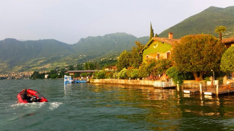 Floating Piers: Me walking barefoot over the water